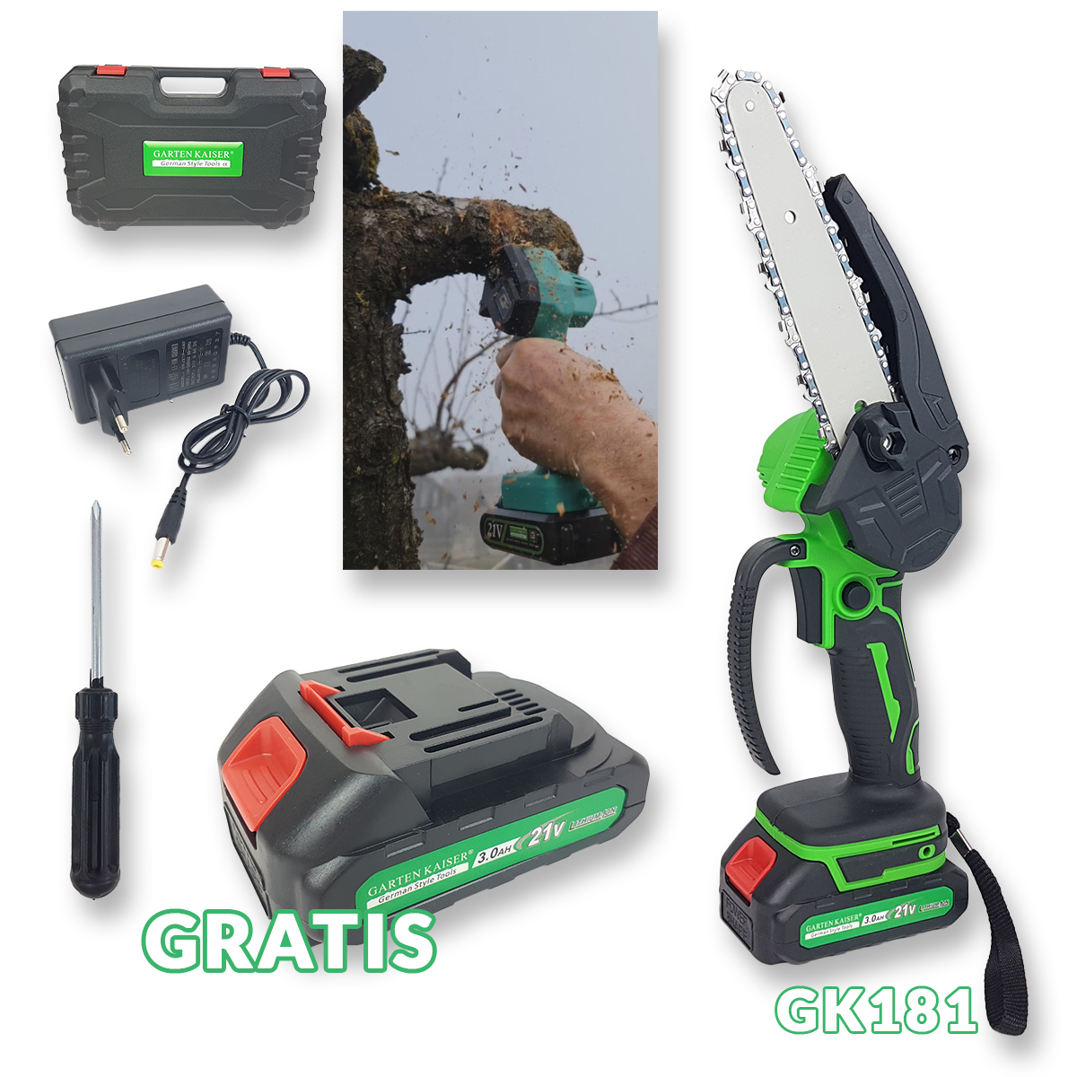 Aku pila za orezivanje grana GK181